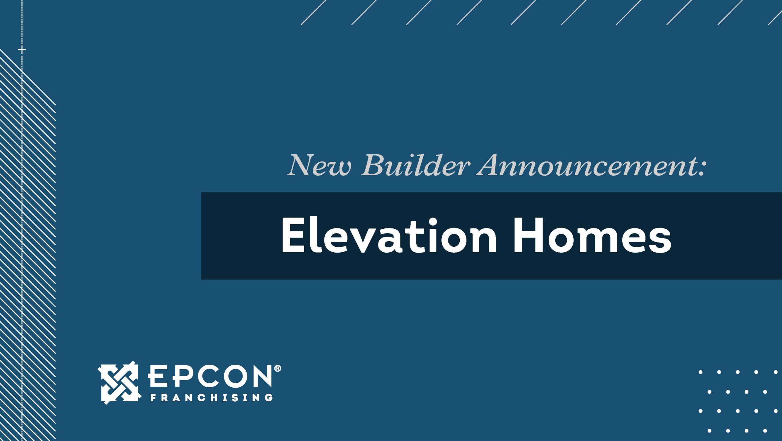 North Carolina Home Builder Signs With Epcon Franchising